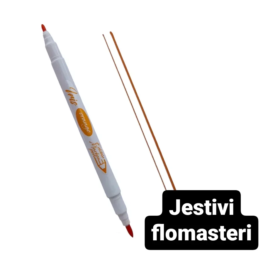 Jestivi flomaster narandžasti