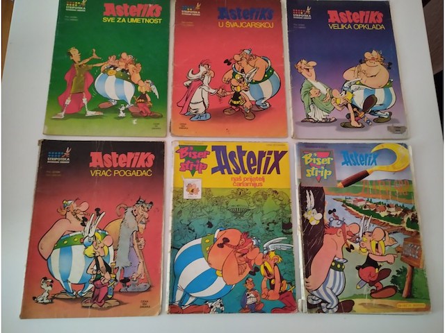 Asteriks lot 9 kom - Asteriksov zabavnik, Biser strip