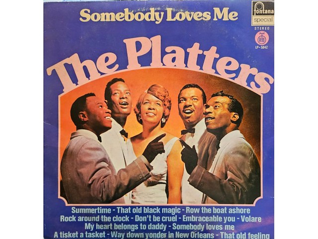 The Platters ‎– Somebody Loves Me, LP