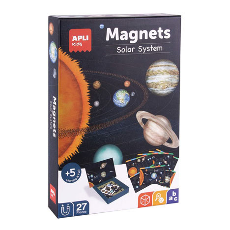 Magnetna igra 27pcs SUNČEV SISTEM 19272, Apli