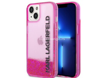 Futrola Karl Lagerfeld Hc Liquid Glitter Elong za iPhone 13 pink