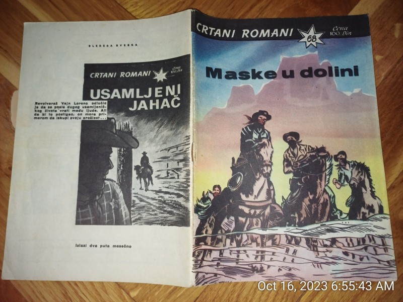 CRTANI ROMANI 68, MASKE U DOLINI