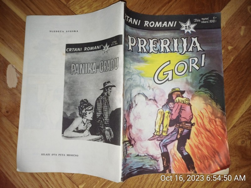 CRTANI ROMANI 25, PRERIJA GORI