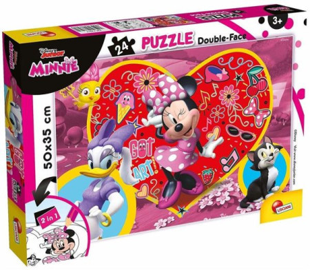 Slagalica lisciani 24pcs minnie 2u1 73979 ( 58304 )