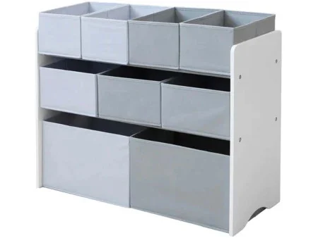 Kinder home organizator za igračke belo-sivi ( JVTR-3090-1 )