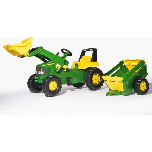 Rolly Traktor Junior J.D. Sa Farm Prikolicom I Utovarivačem