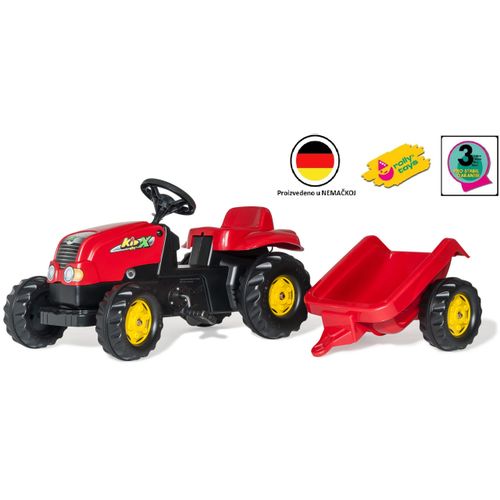 Rolly Traktor Kid Sa Prikolicom, Crveni