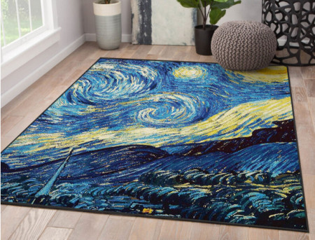 Mey home tepih the starry night van gogh 3d mey-5 teget ( MEY-5 )