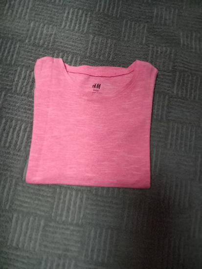 Decija H&M neon roza majica