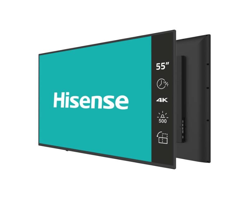 HISENSE 55 inča 55GM60AE 4K UHD 500 nita Digital Signage Display – 18/7 Operation