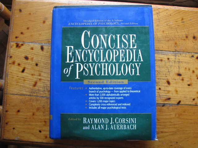 RAYMOND COSINI - CONCISE ENCYCLOPEDIA OF PSYCHOLOGY RET