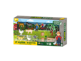Jasperland, igračka, set farma, domaće životinje, 3988229 ( 867115 )