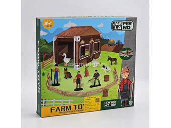 Jasperland, igračka, set farma, 37 delova ( 867109 )
