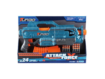 Turbo, igračka, pištolj sa mecima i dimnim bombama ( 864080 )