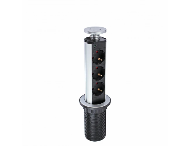 Commel (C232-181) 3u1 produžni kabl 16A 220-240V 1.8m crni