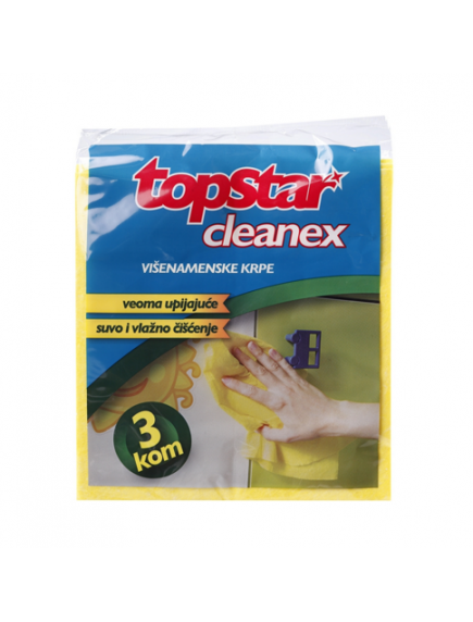 TOP STAR VIŠENAMENSKE KRPE CLEANEX 3KOM