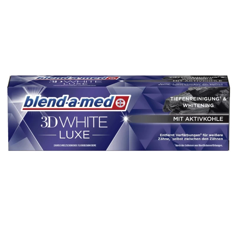 Blend-a-med pasta za zube 3D white lux charcoal 75 ml