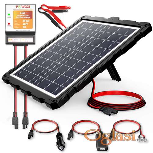 Solarni punjac 6v, 9v, 12v Solarni panel 20w