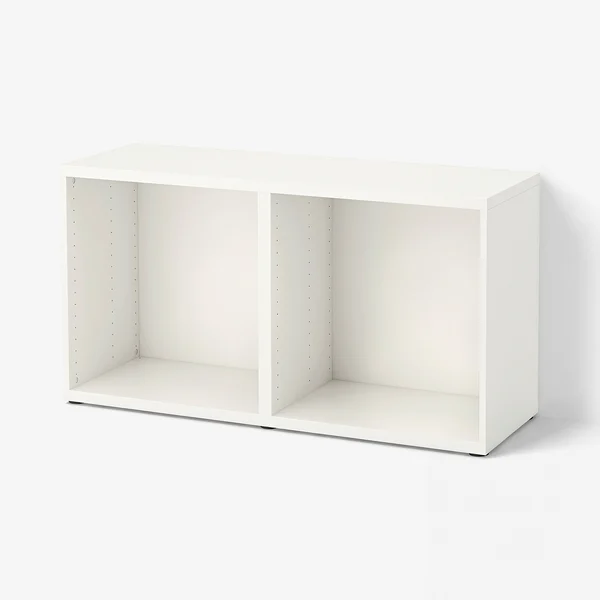 Okvir, bela, 120x40x64 cm