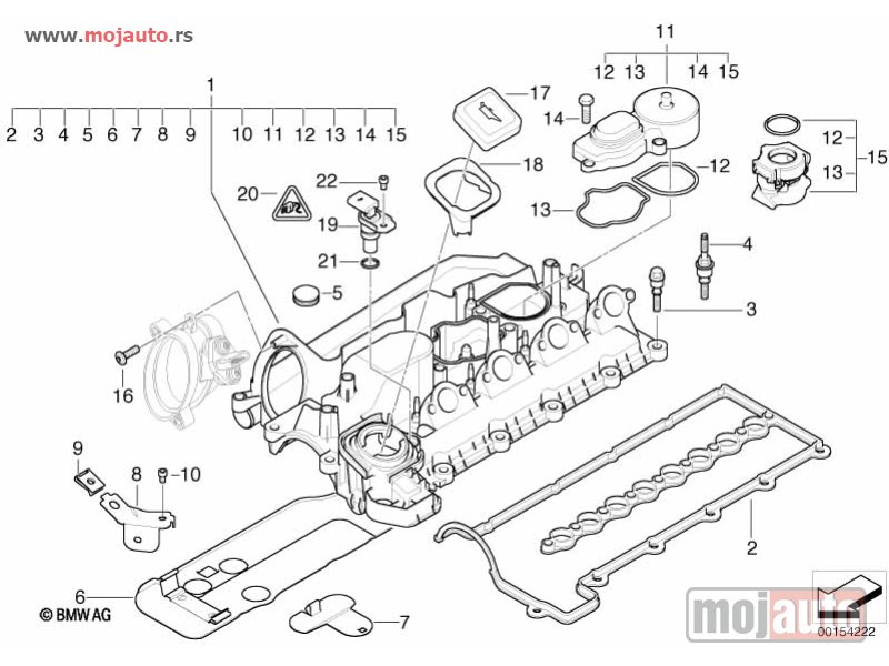 BMW Seria 3 E46 320D/318D Separator Uljnih Para 01-05,NOVO