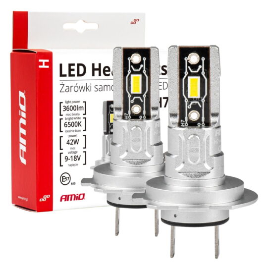 Sijalice LED H7, 9-18V 42W, (2 kom) – Amio 03332