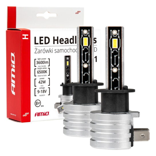 Sijalice LED H1, 9-18V 42W, (2 kom) – Amio 03329