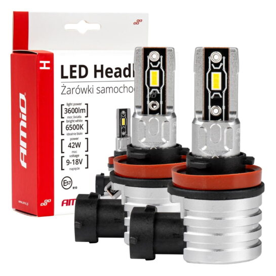 Sijalice LED H8/H9/H11, 9-18V 42W, (2 kom) – Amio 03333