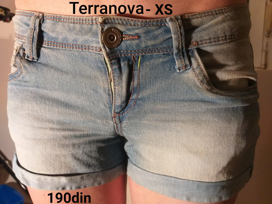 Terranova ženski teksas šorts XS/34