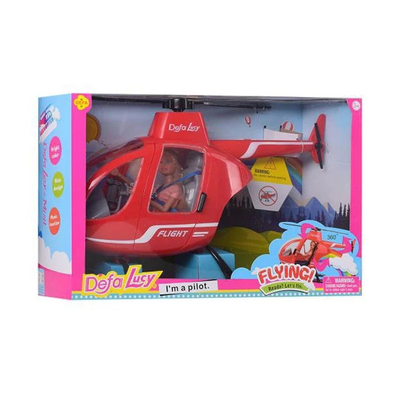 Defa lutka pilot u helikopteru Red