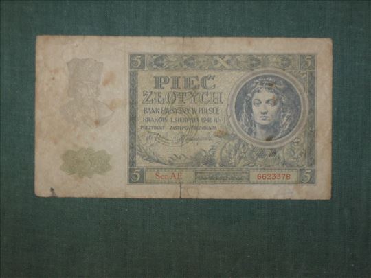 5 Zlotych 1941