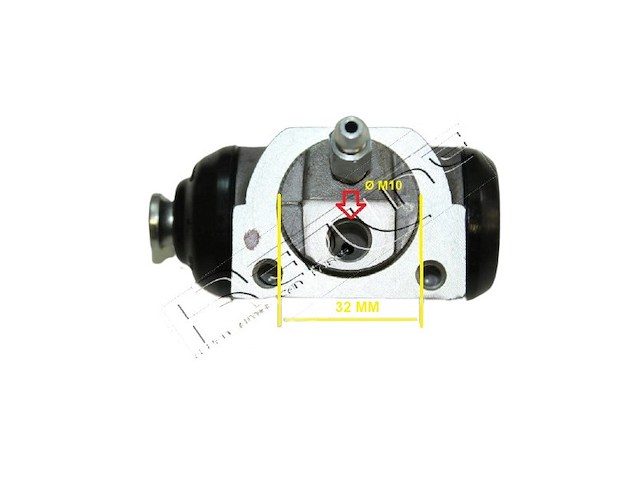 10MH001-Cilindar zadnjeg točka Mahindra Goa 2.2 16V CRD-zamenski rezervni deo