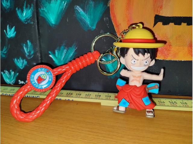 One Piece Luffy kvalitetna figura sa priveskom - Novo