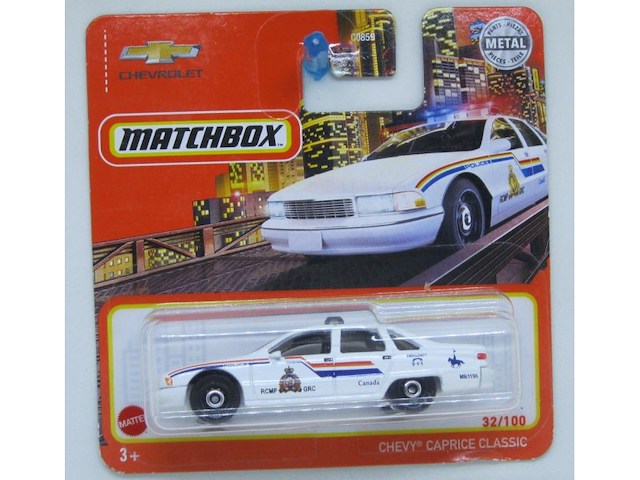 matchbox chevrolet caprice classic police