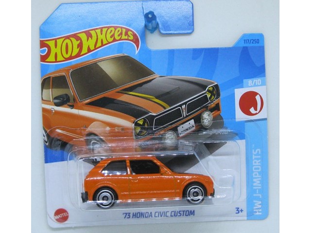 hot wheels honda civic `73