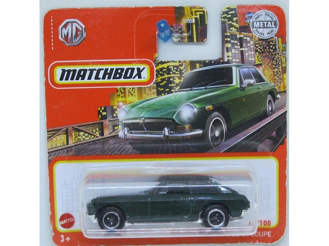 matchbox MG B GT coupe