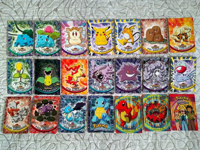 Pokemon Topps kartice 21 komada - Pokemoni karte