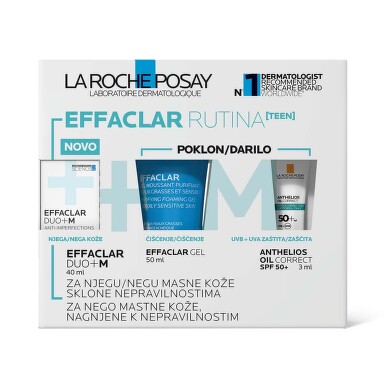 La Roche-Posay Effaclar Teen rutina za negu masne kože sklone nepravilnostima