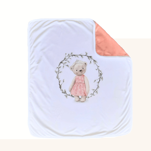 Baby Textil prekrivač "Retro mede", 80x90