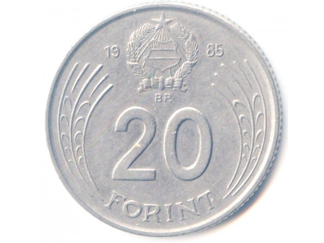 Madjarska 20 forint 1985
