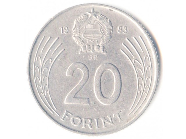 Madjarska 20 forint 1983