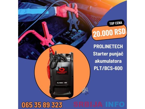 PROLINETECH Starter punjač akumulatora PLT/BCS-600