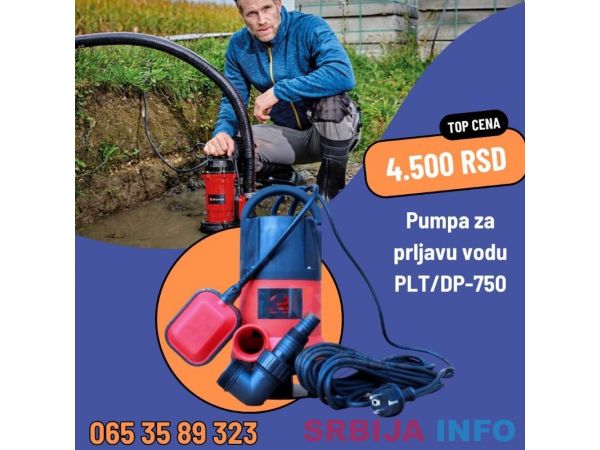 Pumpa za prljavu vodu PLT/DP-750