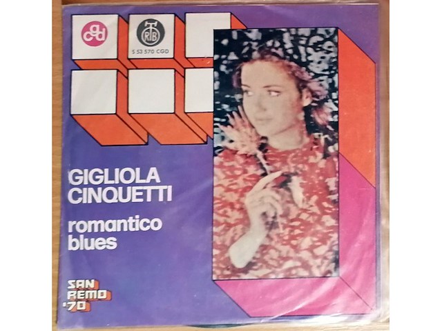 SP GIGLIOLA CINQUETTI - Sanremo 1970, 2. press, ODLIČNA