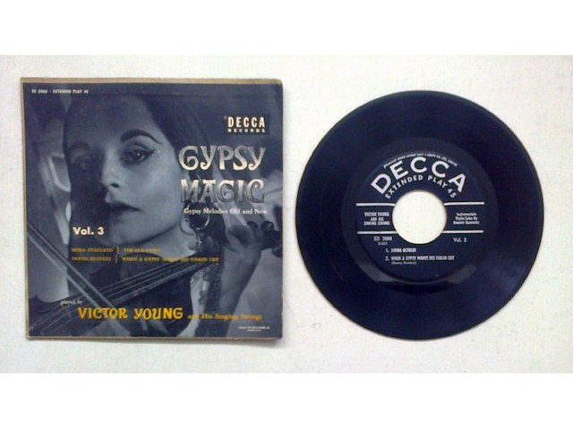 VICTOR YOUNG And SINGING STRINGS ‎– Gypsy Magic 3 (EP)