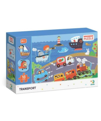 Dodo puzzle za decu Transport 18 elemenata - A066235