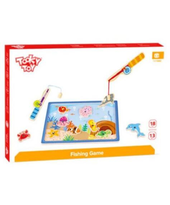 Tooky toy drvena igračka za decu pecanje Ribica tabla - A058583