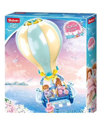 Sluban kocke za decu Veliki balon za pustolovinu 124 kom - A060147