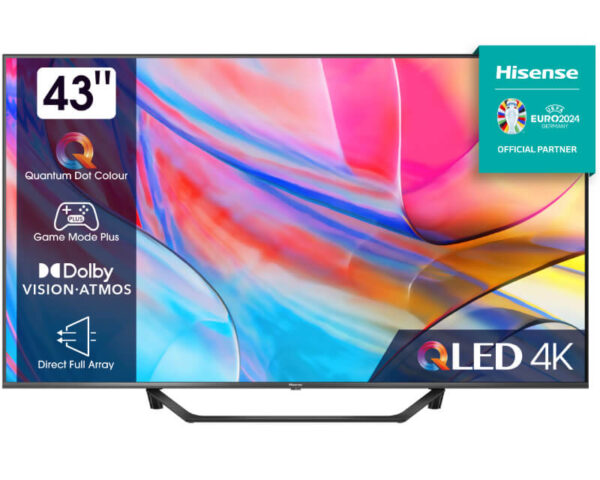 HISENSE 43″ 43A7KQ QLED 4K UHD Smart TV