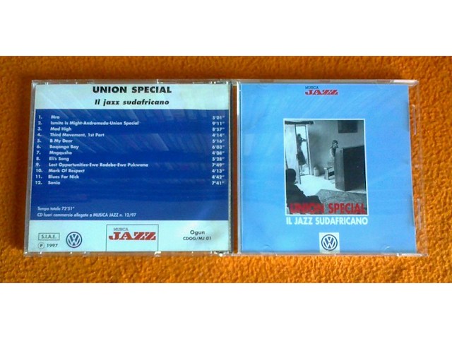 VA - Union Special (Il Jazz Sudafricano)(CD) Made Italy