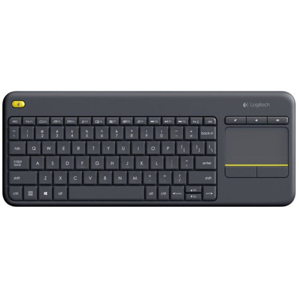 Tastatura TAS Logitech K400 Plus wireless Touch black